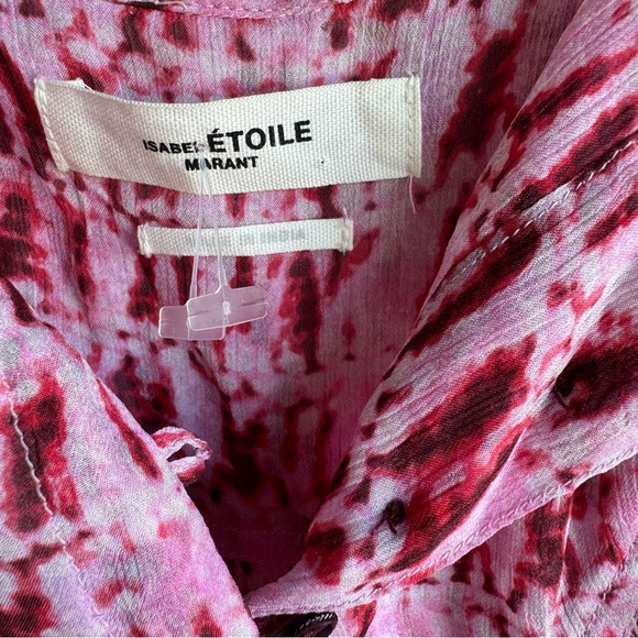 Isabel Marant | Tops | New Isabel Marant Etoile Red Printed Sorionea ...